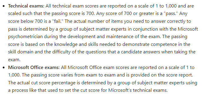 Microsoft Exams Duration and Scoring - Free Latest Dumps for IT ...